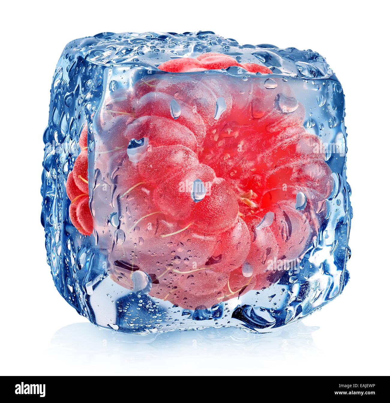 Raspberry ice cube hi-res stock photography and images - Alamy
