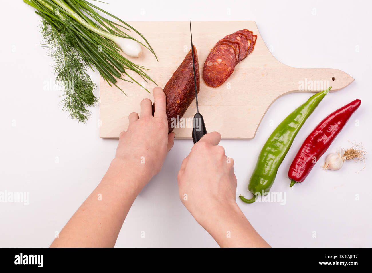 Chopping board vegetables hi-res stock photography and images - Alamy