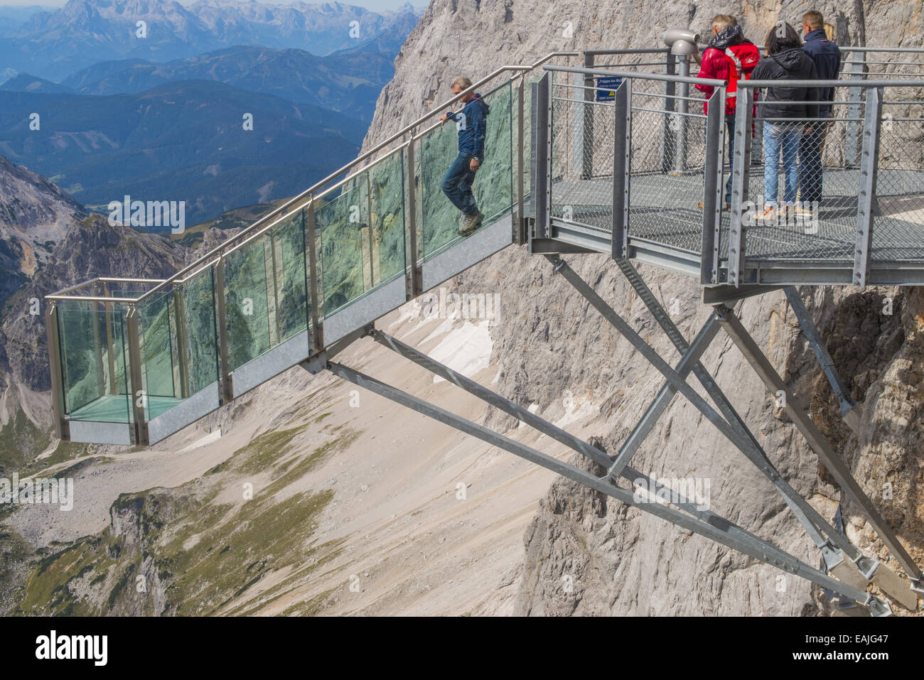 Dachstein, Styria, Austria, Skywalk Stock Photo - Alamy