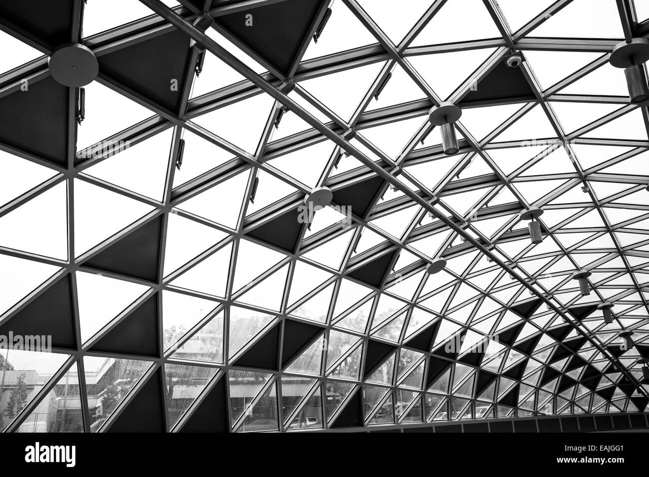 Modern conceptual high tech building Stock Photo - Alamy