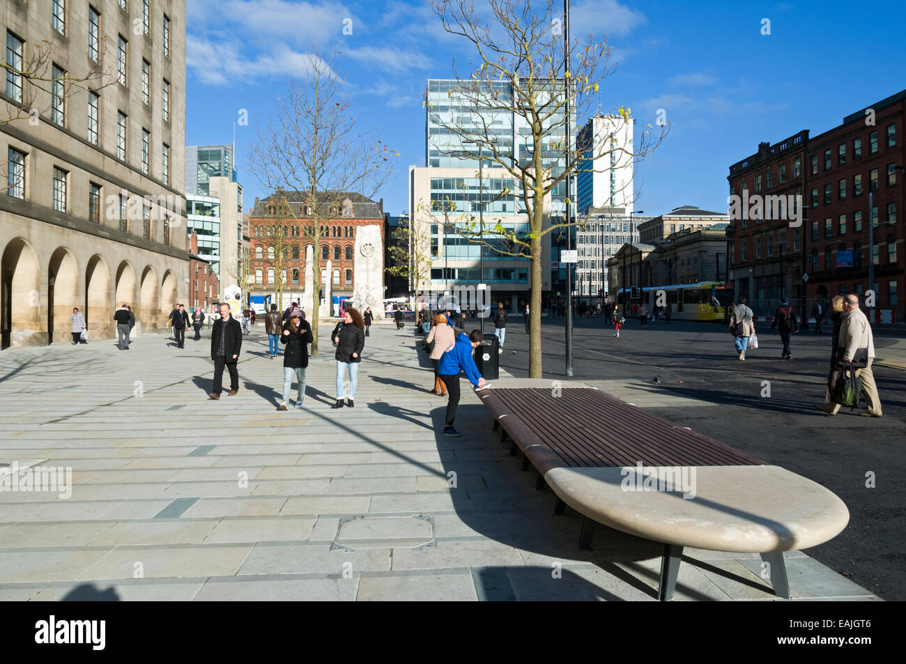 St. Peter's Square, Manchester, England, UK Stock Photo - Alamy