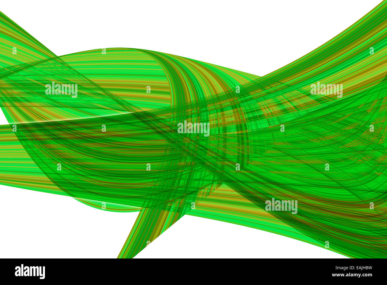 green light wave abstract background Stock Photo - Alamy
