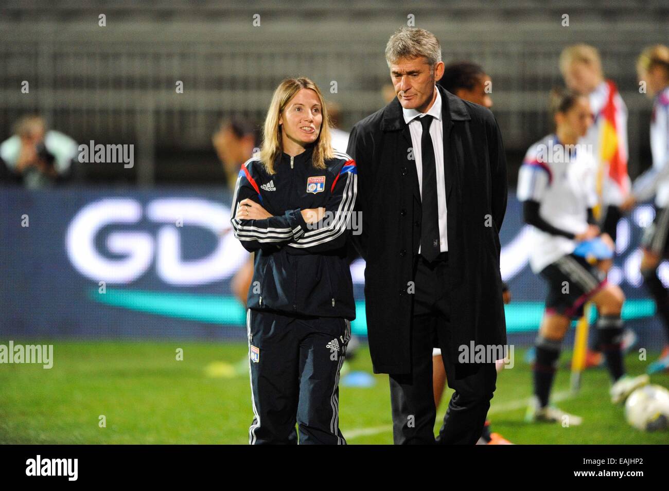 Sonia BOMPASTOR/GERARD PRECHEUR - 12.11.2014 - Lyon/Paris Saint Germain ...