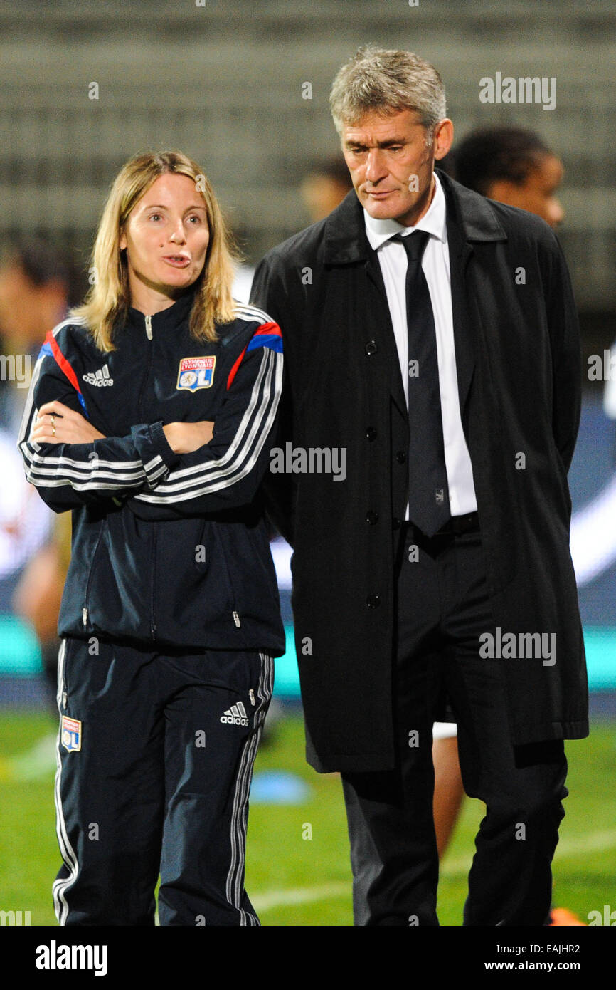 Sonia BOMPASTOR/GERARD PRECHEUR - 12.11.2014 - Lyon/Paris Saint Germain ...