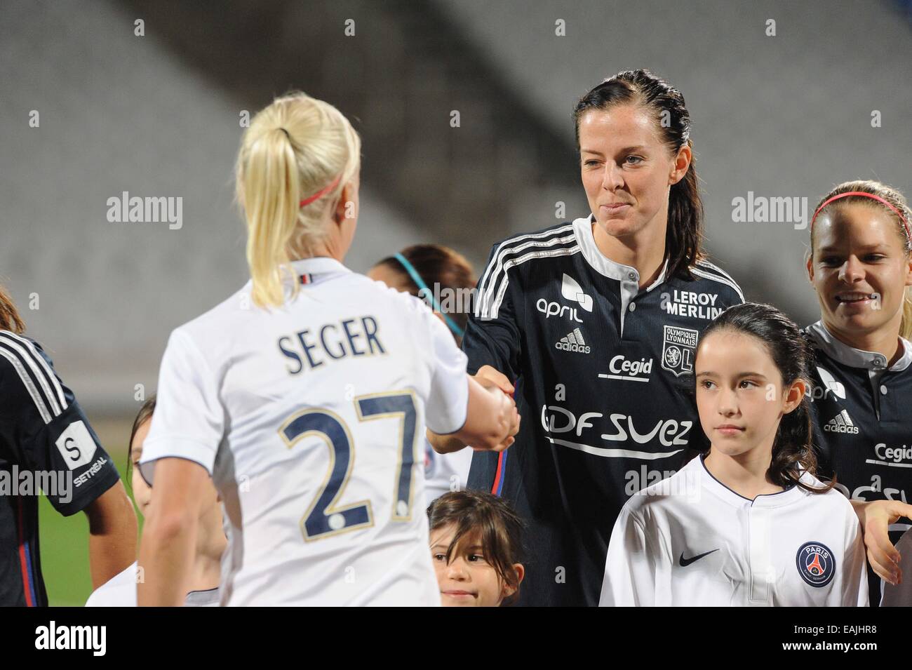 Caroline Seger/Lotta SCHELIN - 12.11.2014 - Lyon/Paris Saint Germain ...
