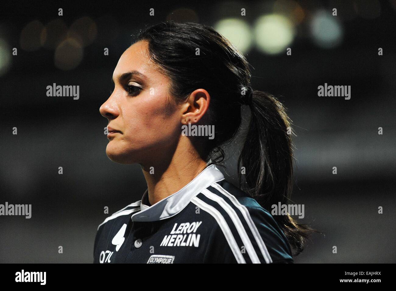 Louisa NECIB - 12.11.2014 - Lyon/Paris Saint Germain - 1/4Finale Retour ...