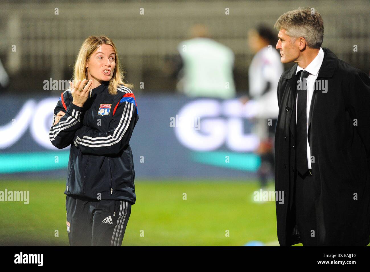 Sonia BOMPASTOR/GERARD PRECHEUR - 12.11.2014 - Lyon/Paris Saint Germain ...