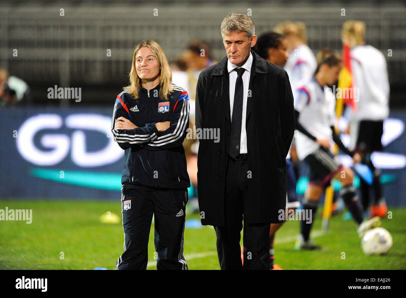 Sonia BOMPASTOR/GERARD PRECHEUR - 12.11.2014 - Lyon/Paris Saint Germain ...