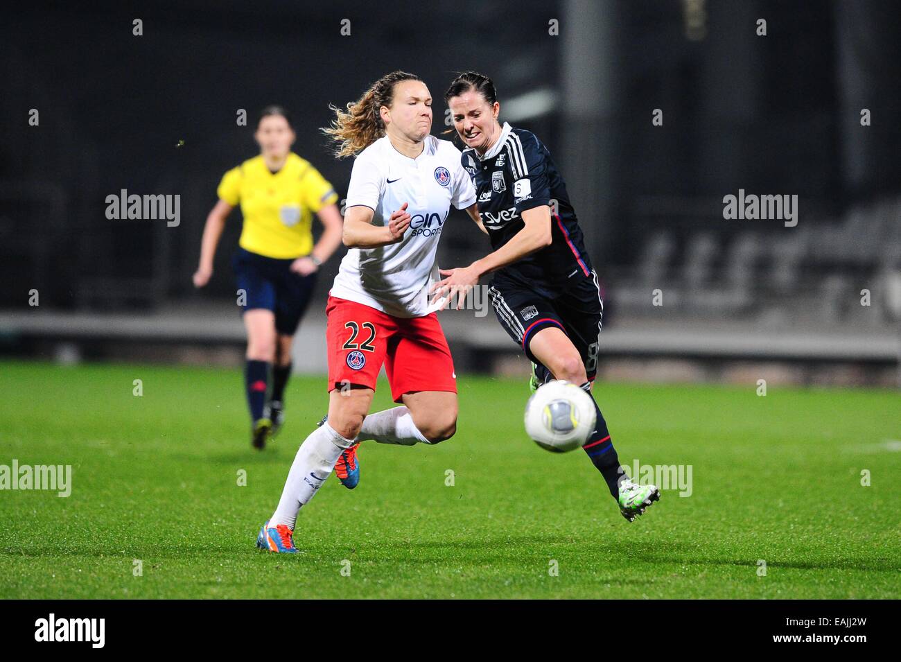 Josephine Henning/Lotta SCHELIN - 12.11.2014 - Lyon/Paris Saint Germain ...
