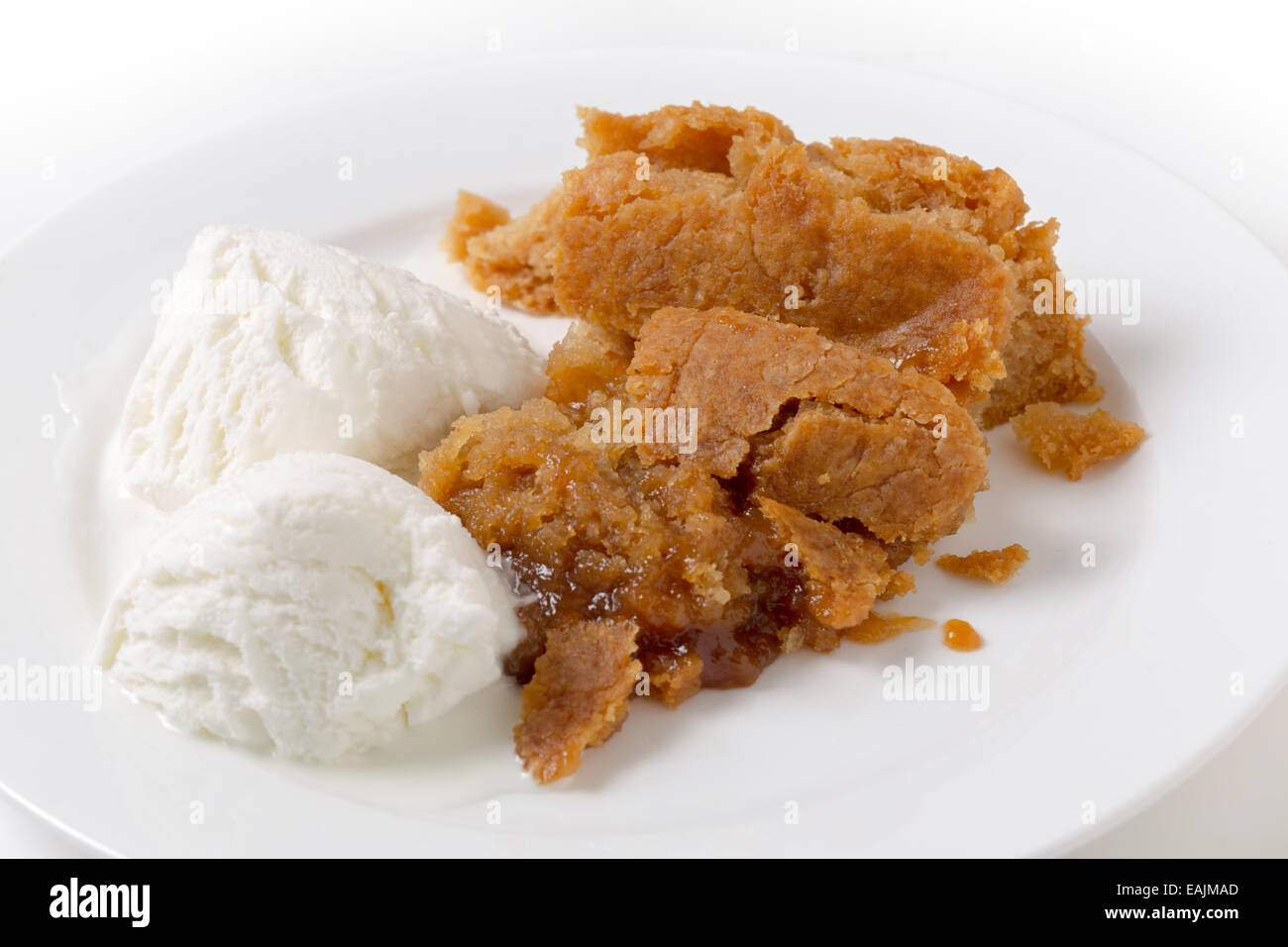 Sussex pond pudding, a steamed British dish filled with a lemon sugar ...