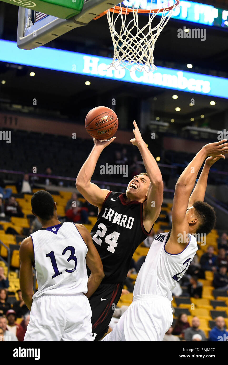 Boston, Massachusetts, USA. 16th Nov, 2014. Harvard Crimson forward ...