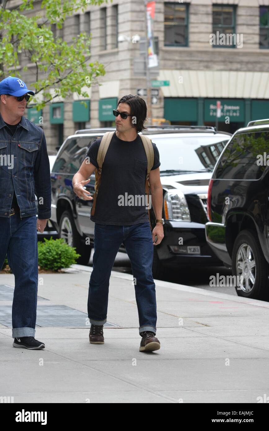 Milo Ventimiglia in New York Featuring: Milo Ventimiglia Where ...