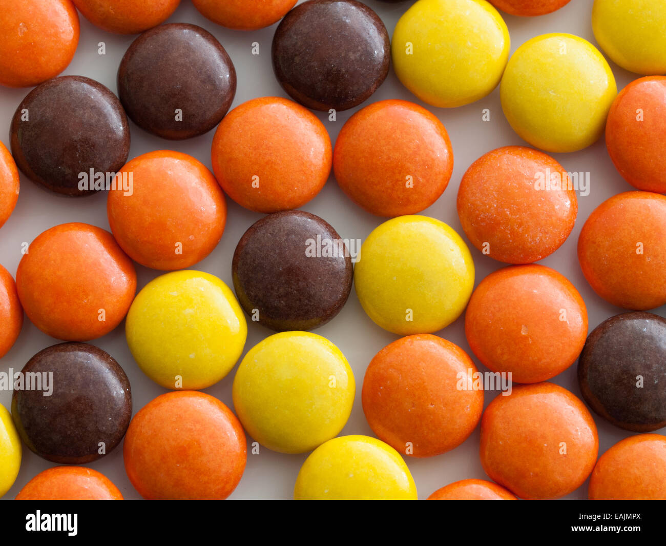 Reeses pieces candy halloween colours hi-res stock photography and ...