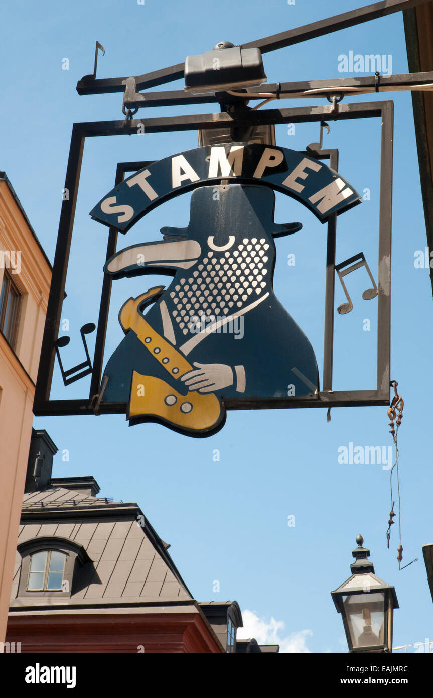 Stockholm gamla stan bar hi-res stock photography and images - Alamy