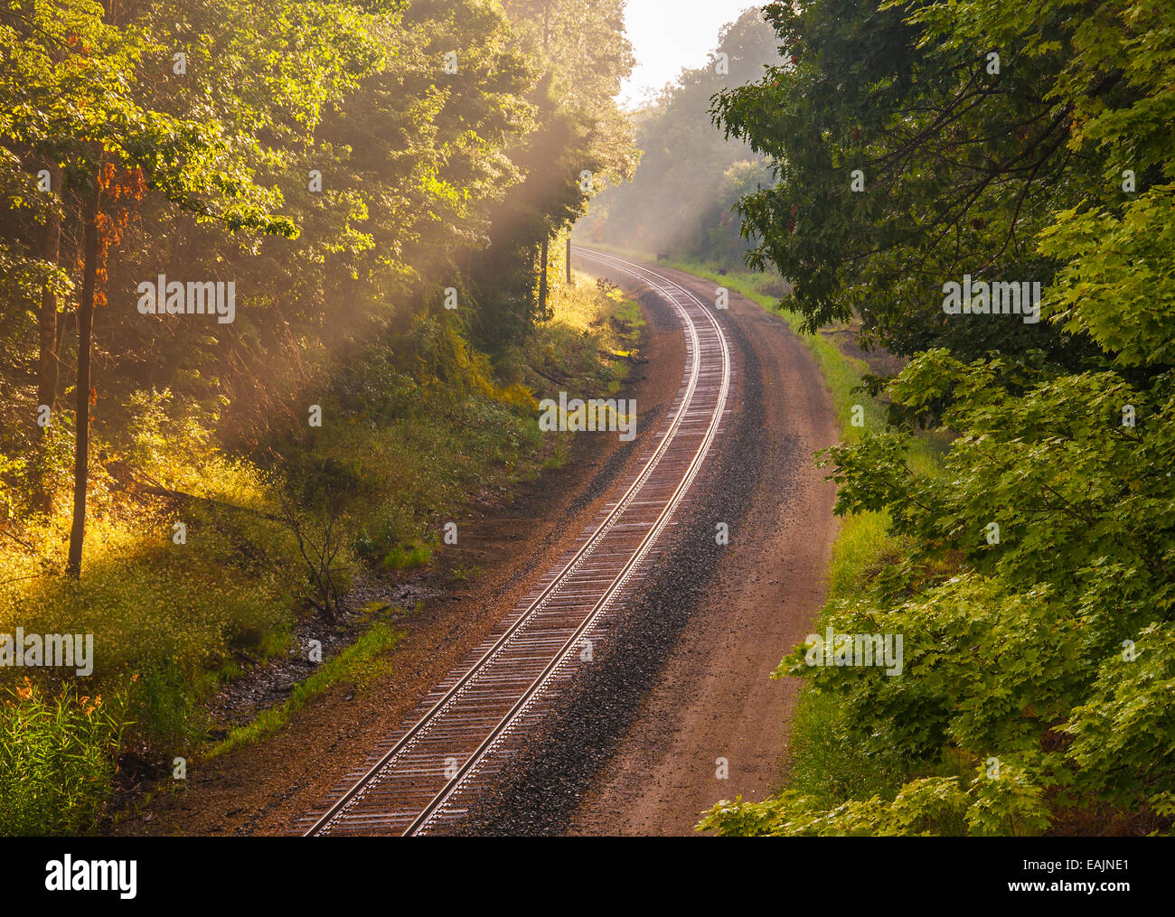Train track switches hi-res stock photography and images - Alamy