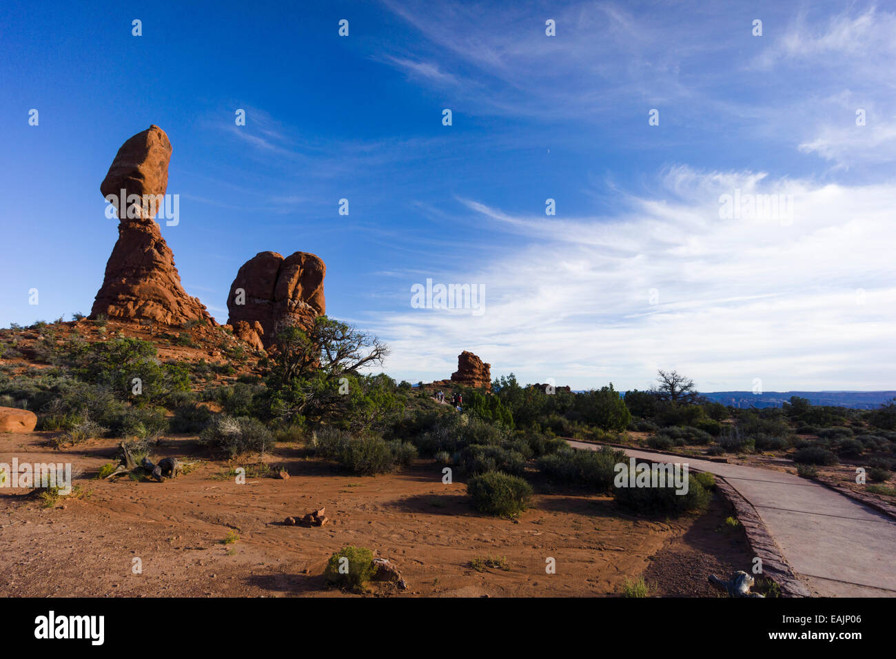 Balanced Rock. Arches National Park, Moab, Utah, USA Stock Photo - Alamy