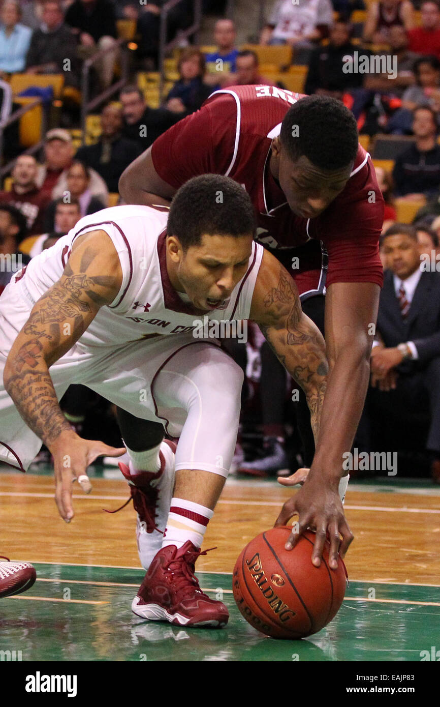 November 16, 2014: Boston College Eagles guard Dimitri Batten (1) and ...