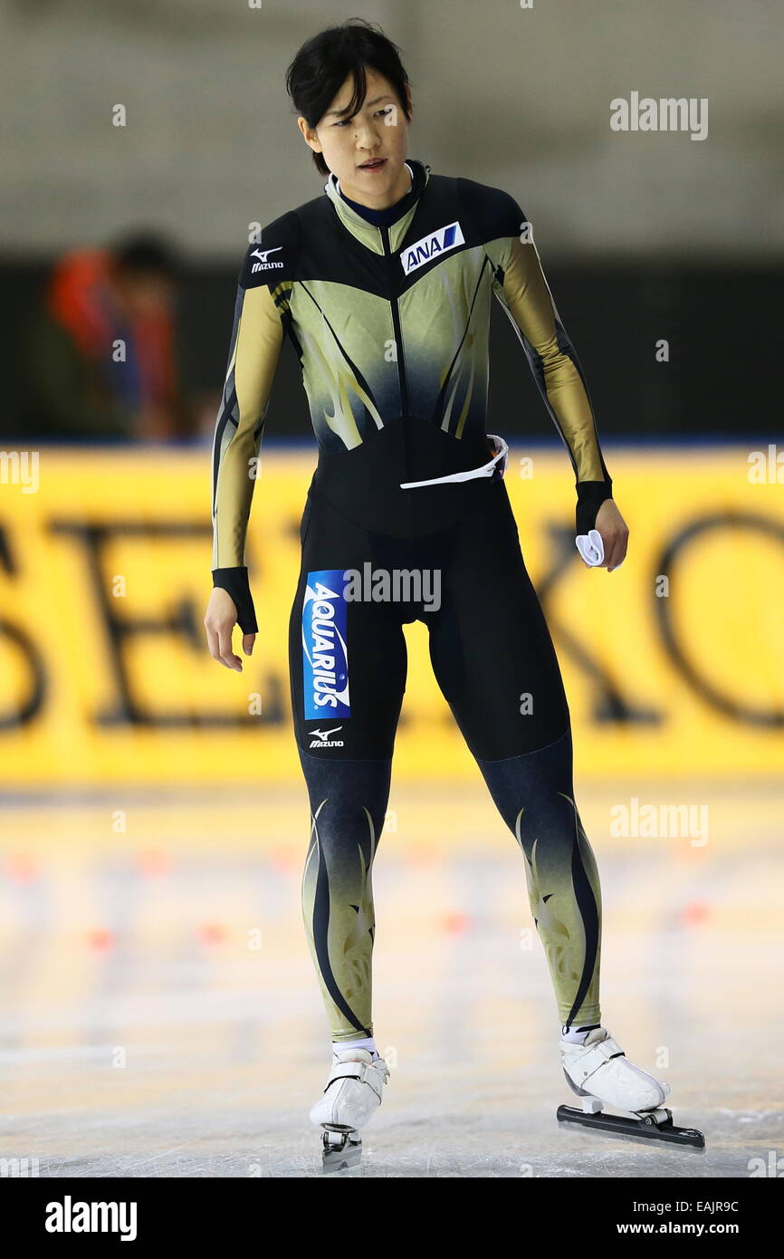 Obihiro, Japan. 16th Nov, 2014. Mio Kuroiwa (JPN) Speed Skating : Women ...