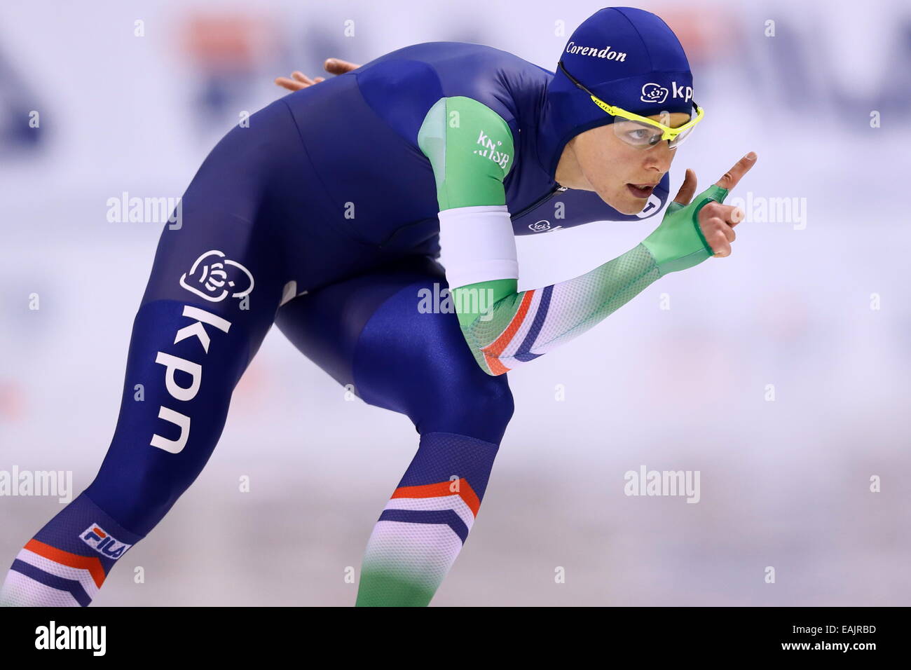 Obihiro, Japan. 16th Nov, 2014. Marrit Leenstra (NED) Speed Skating ...