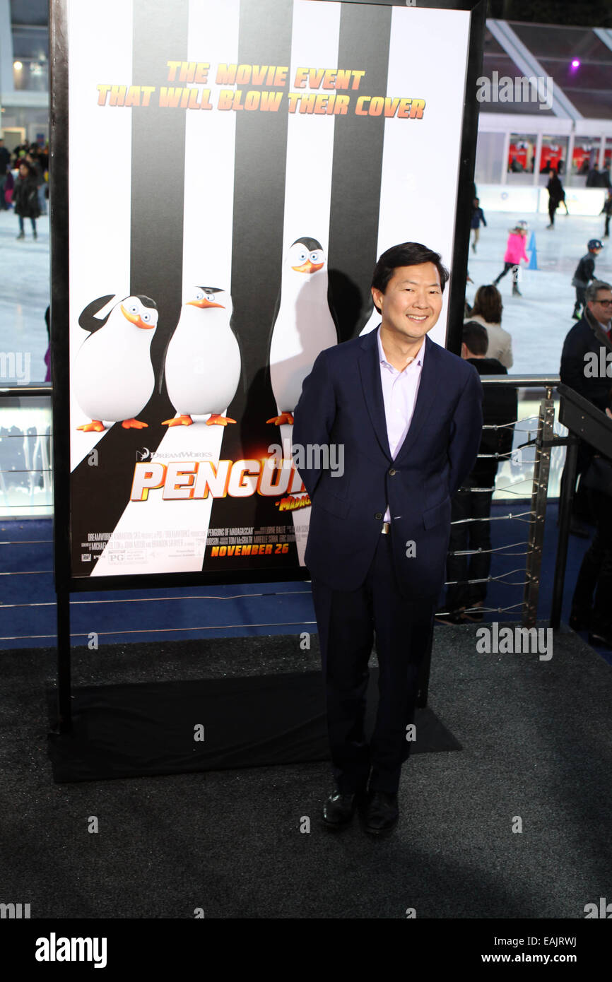 New York, USA. 16th Nov, 2014. Penguins of Madagascar Premiere @ Winter ...