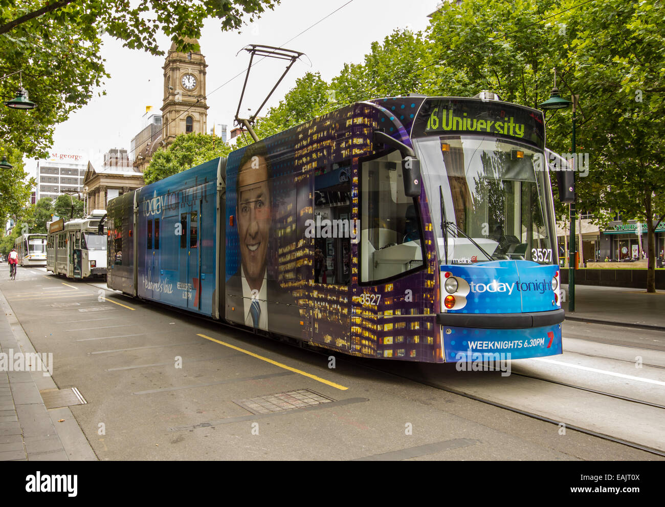 Melbourne trams hi-res stock photography and images - Alamy