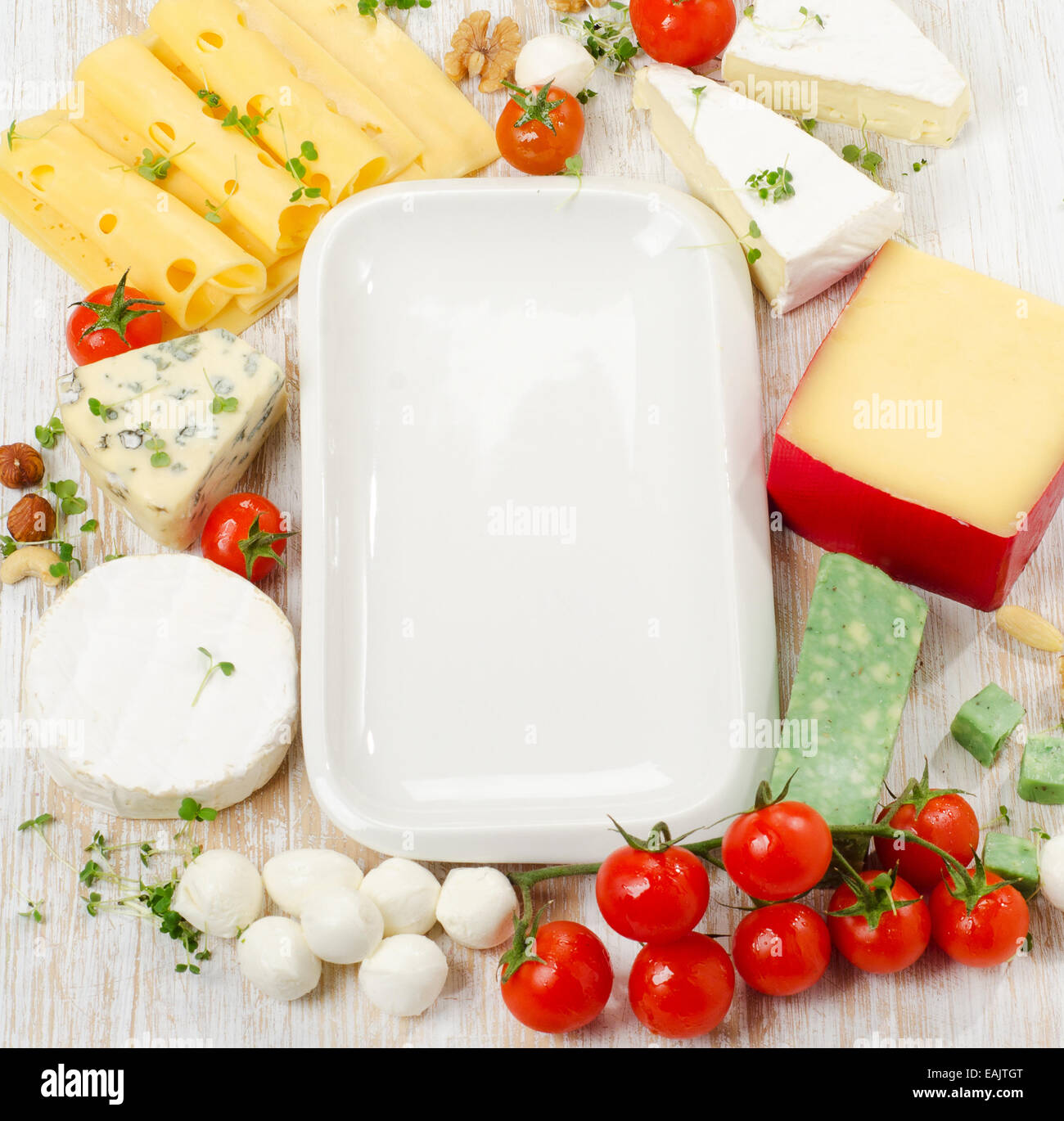 Various types cheese plate hi-res stock photography and images - Alamy