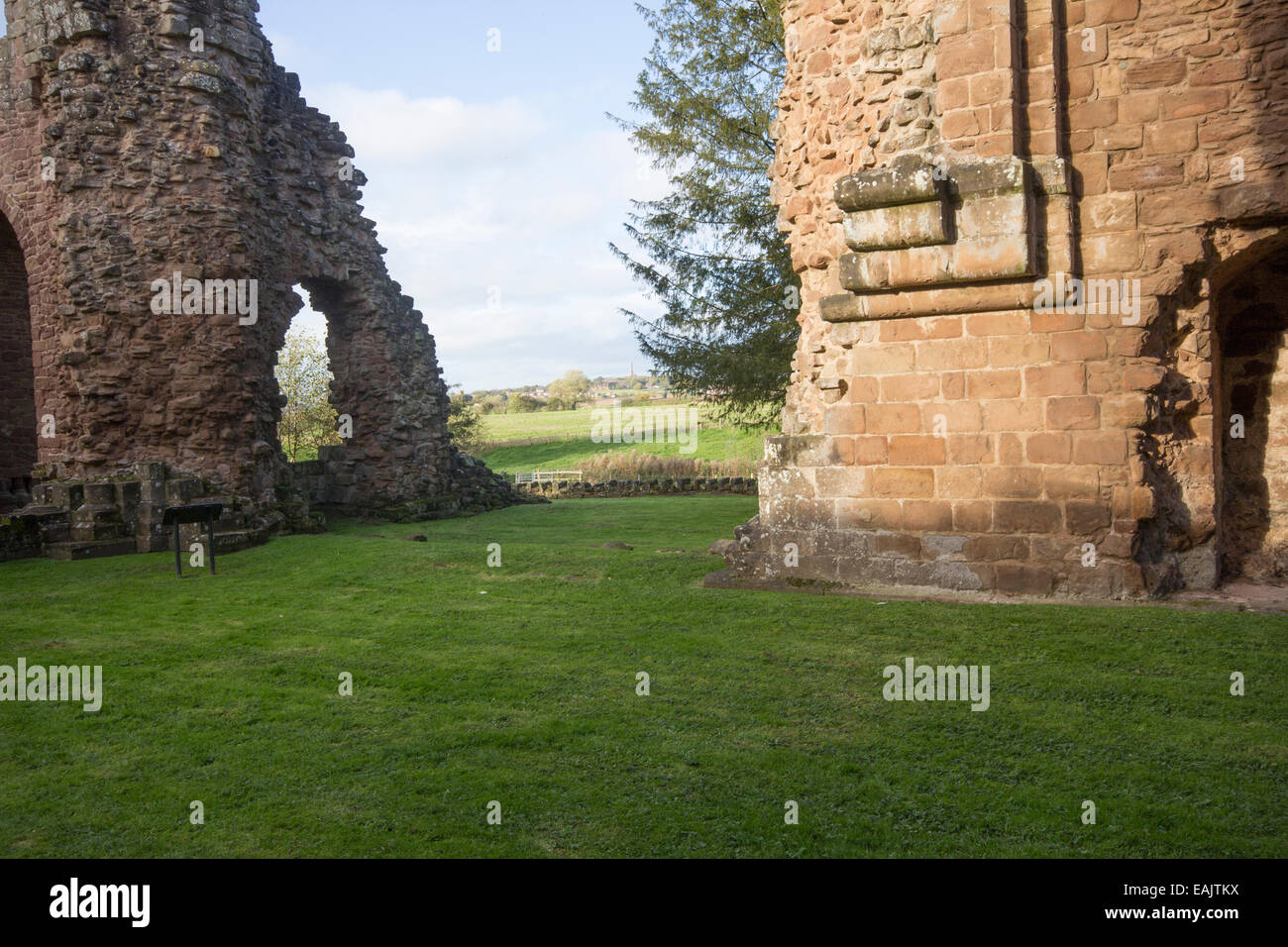 Lilleshall Abbey Shropshire Stock Photo - Alamy