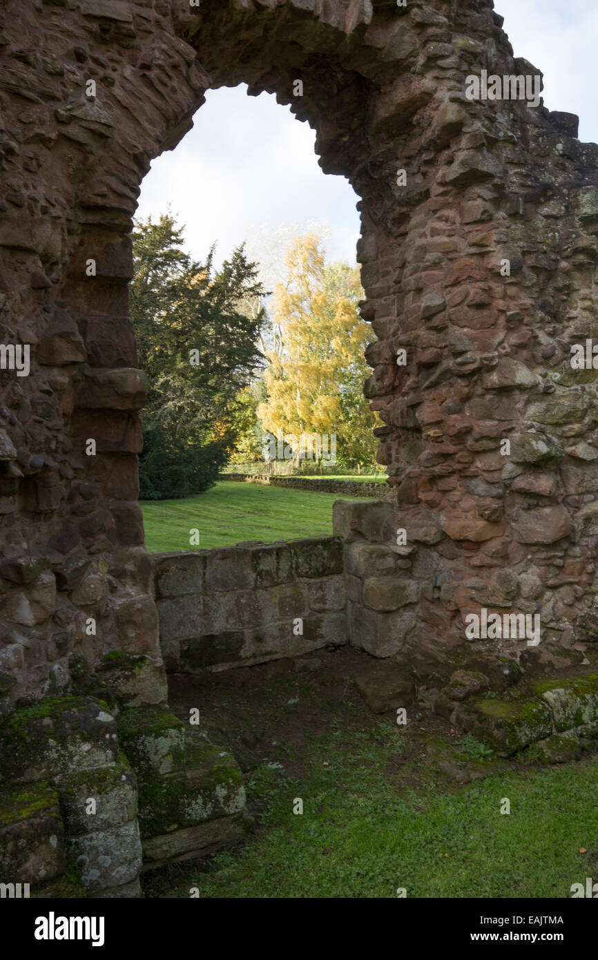 Lilleshall Abbey Shropshire Stock Photo - Alamy