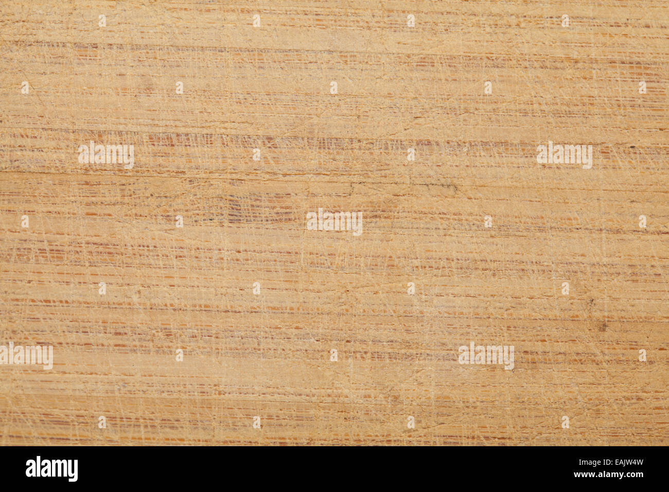 used wooden chopping board surface background with multiple scratches ...