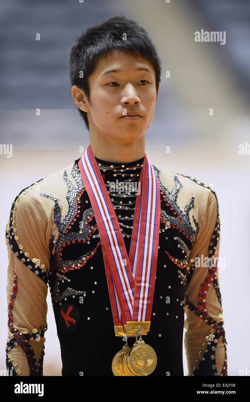 Tokyo, Japan. 16th Nov, 2014. Takehiro Saito Rhythmic Gymnastics : 67th All Japan Rhythmic ...