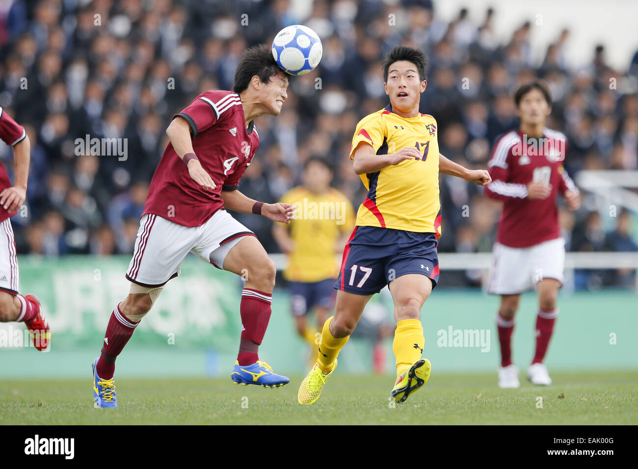 Tokyo, Japan. 16th Nov, 2014. (L-R) Takuma Kanazawa (WASEDA), Teppei Yamamoto (Keio), November ...