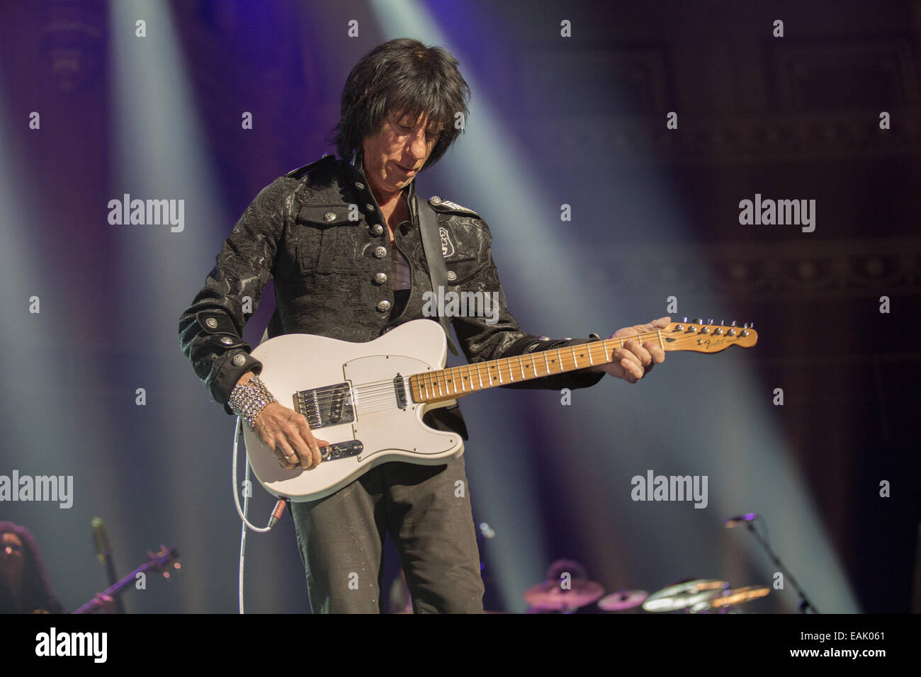 Jeff Beck performing live at the Royal Albert Hall Featuring: Jeff Beck ...