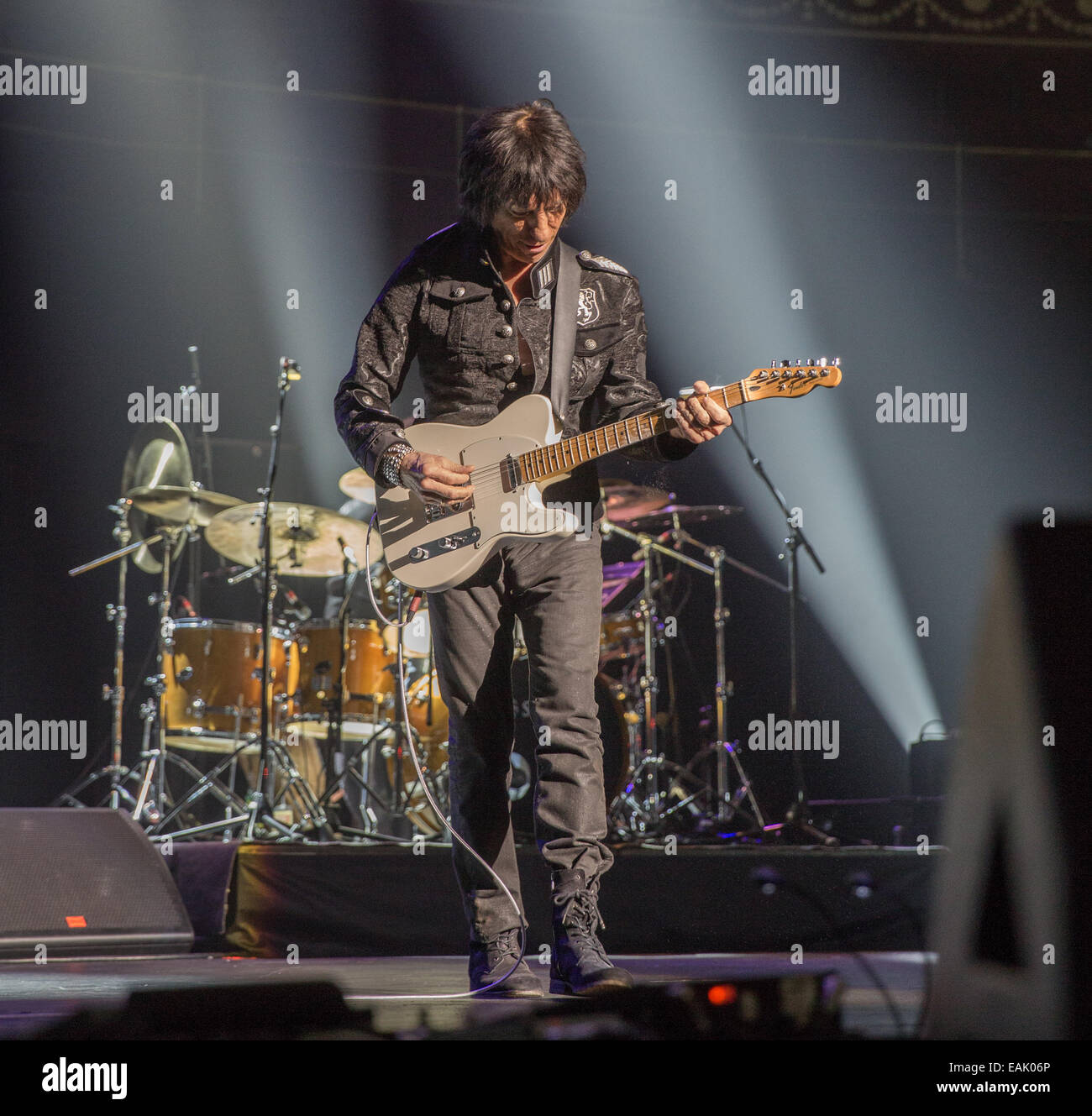 Jeff Beck performing live at the Royal Albert Hall Featuring: Jeff Beck ...