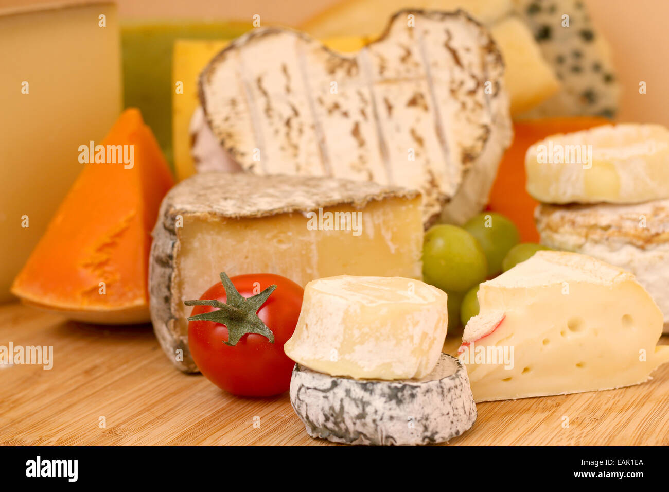 Various types of cheese composition Stock Photo - Alamy