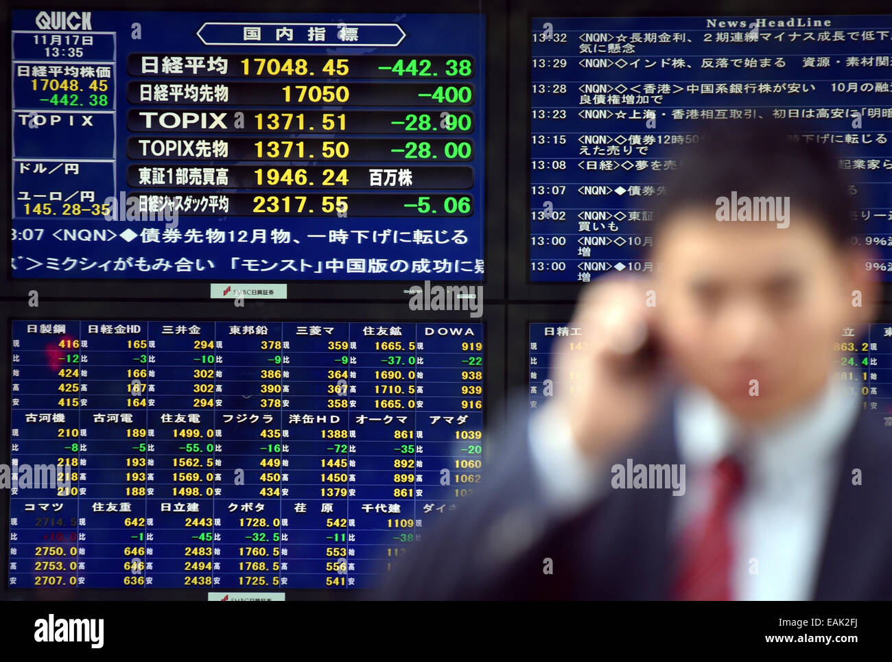 Stock market plunge of monday hi-res stock photography and images - Alamy
