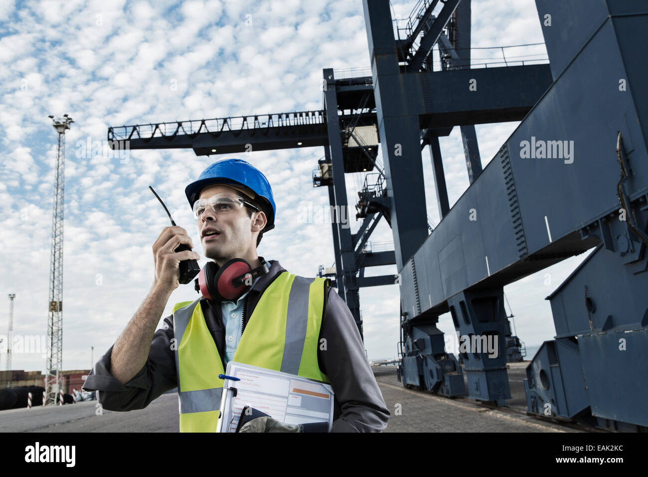 Walkie talkie colour hi-res stock photography and images - Alamy