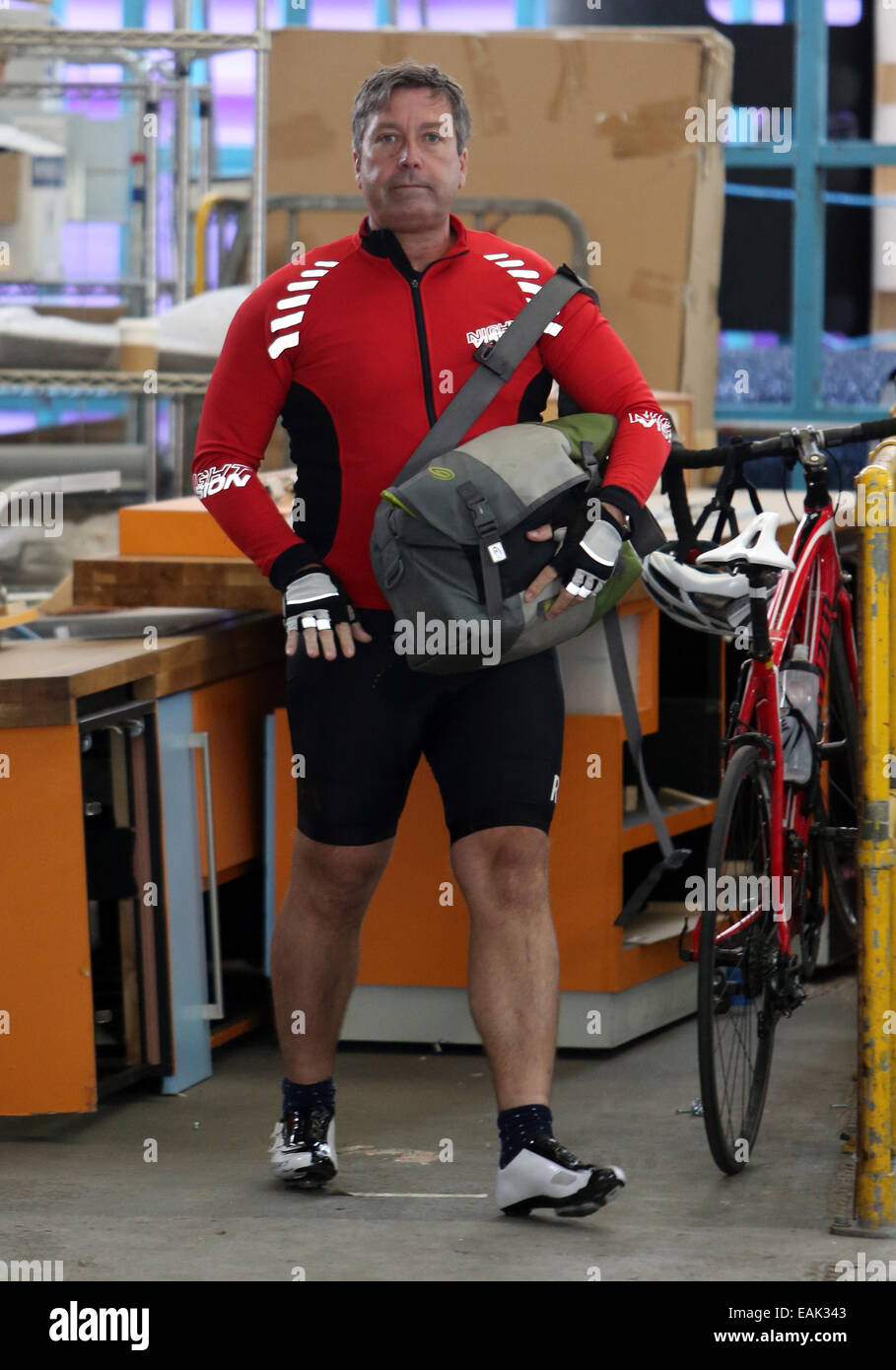 John Torode outside ITV Studios Featuring: John Torode Where: London ...