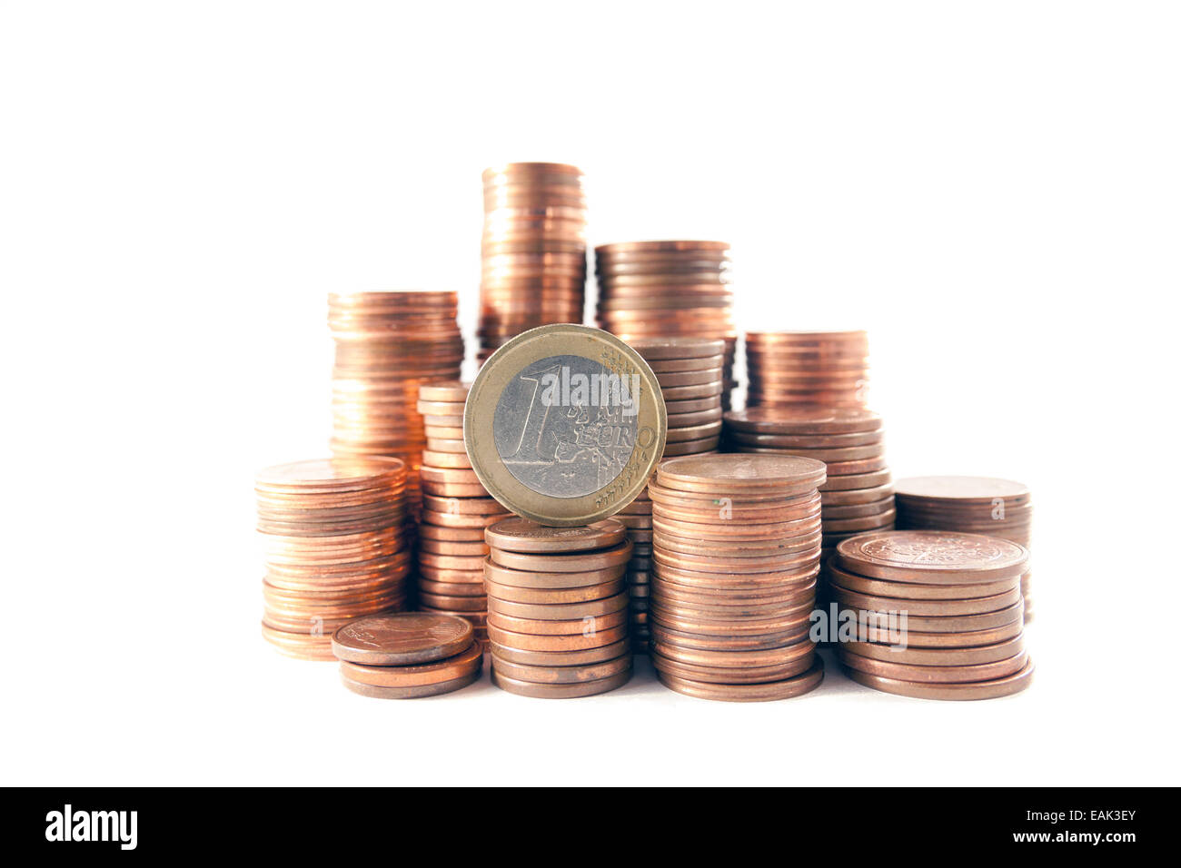Tower of money hi-res stock photography and images - Alamy