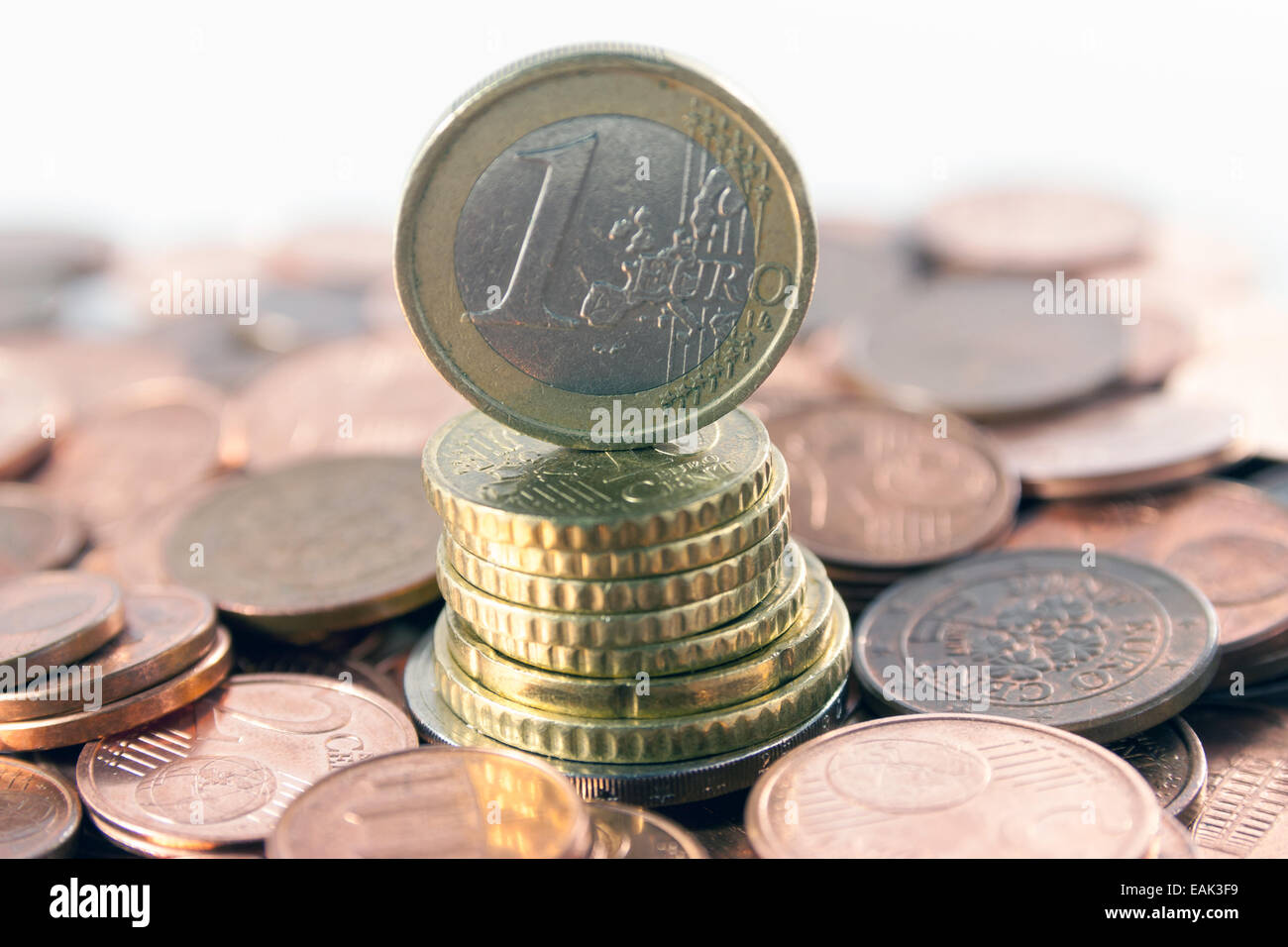 Tower of money hi-res stock photography and images - Alamy