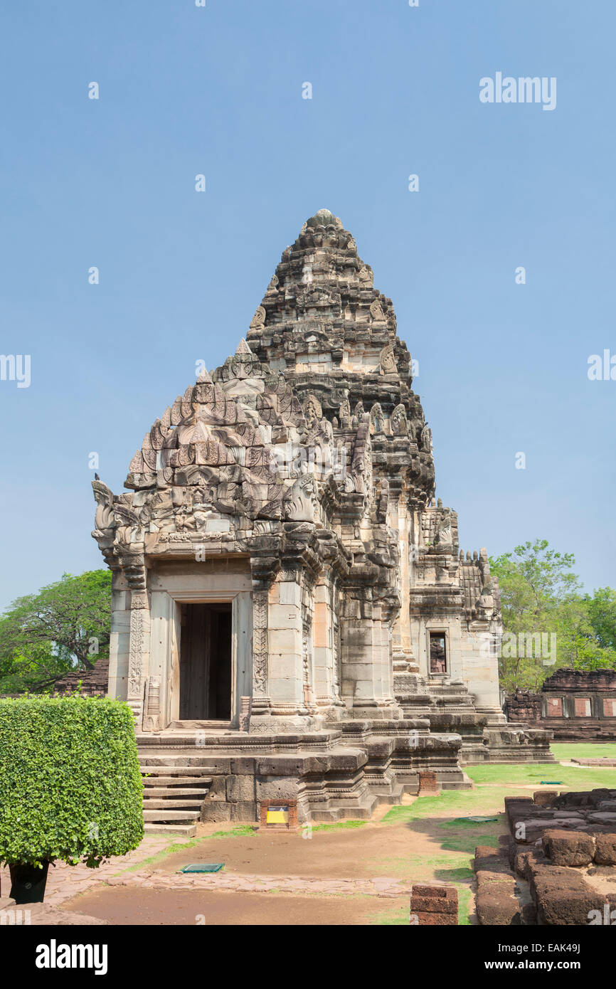The main tower of Prasat Hin Phimai temple, Phimai historical park ...
