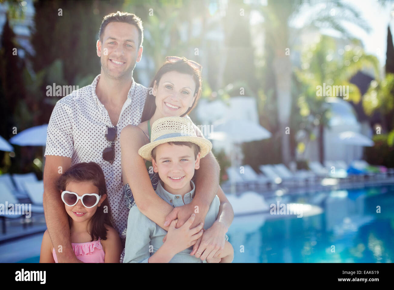 5 7 years girls with mother outdoors holiday vacation hi-res stock ...