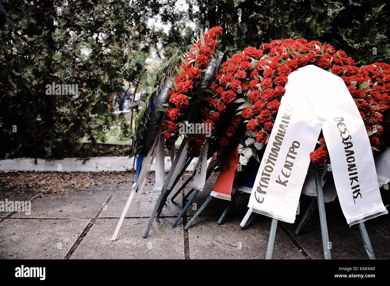 Thessaloniki, Greece. 17th November, 2014. Students of the University ...
