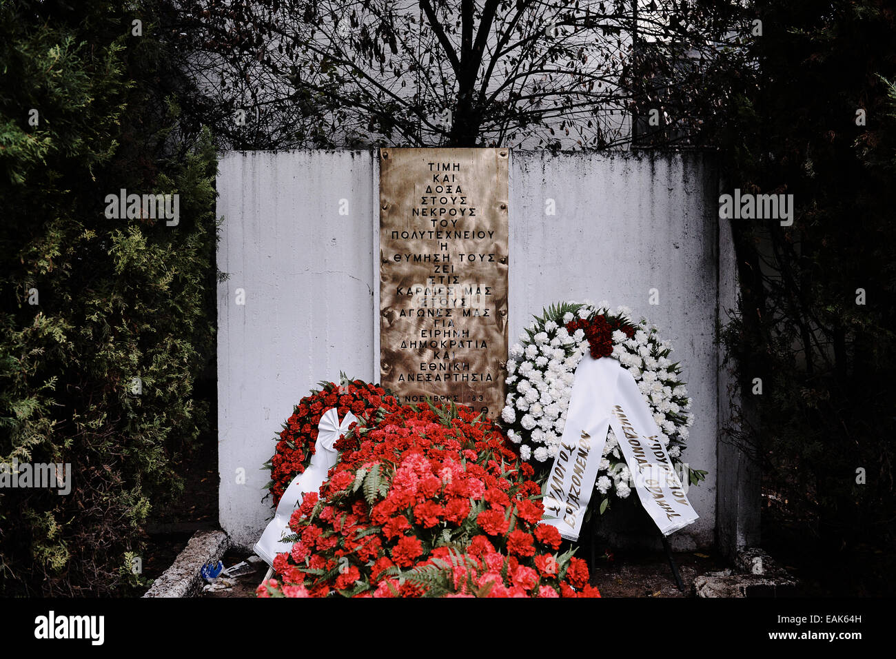 Thessaloniki, Greece. 17th November, 2014. Students of the University ...