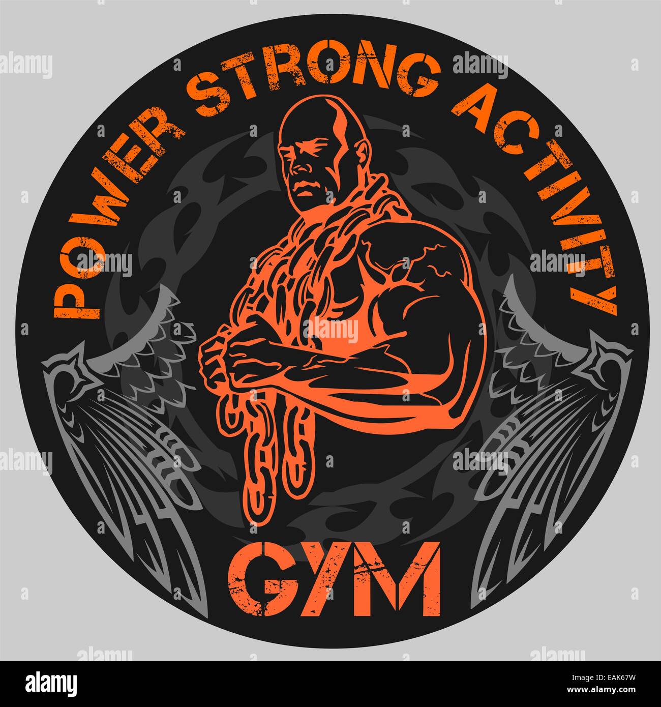 Bodybuilding logo hi-res stock photography and images - Alamy