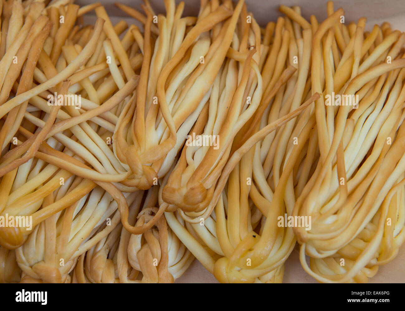 polish traditional smoked cheese made of salted cow milk called korboce ...