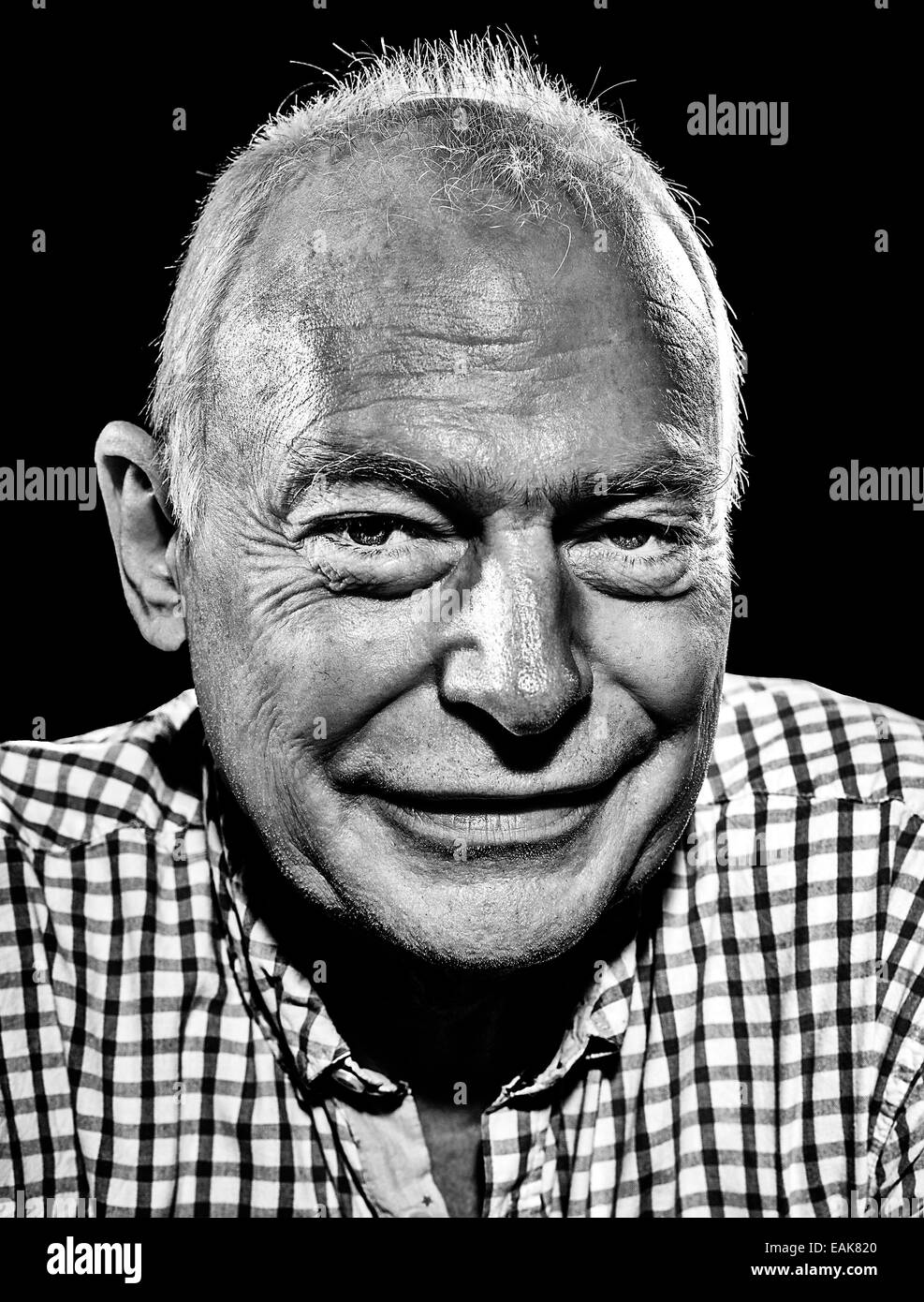 Portrait of a white European male age 50 plus Stock Photo - Alamy