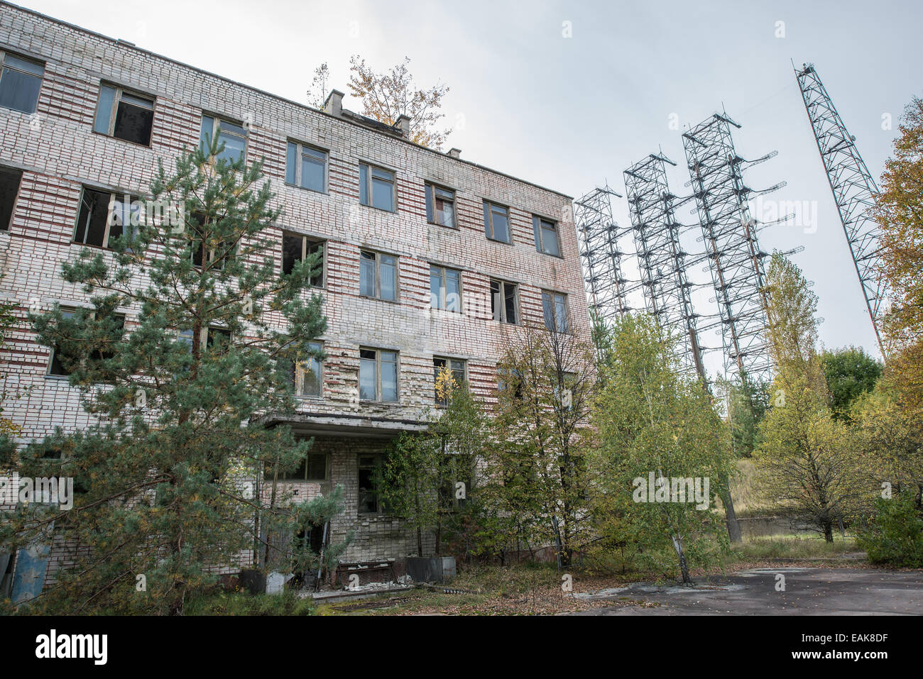 Duga-3 Soviet radar system in Chernobyl-2 military base - Chernobyl ...