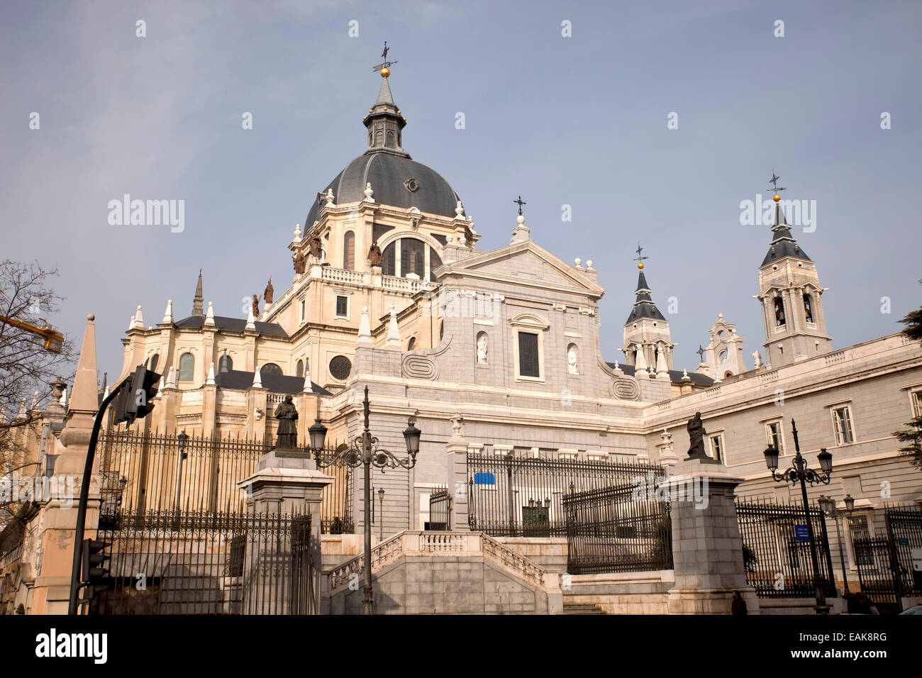 Almudena Cathedral or Catedral de Santa María la Real de la Almudena de ...