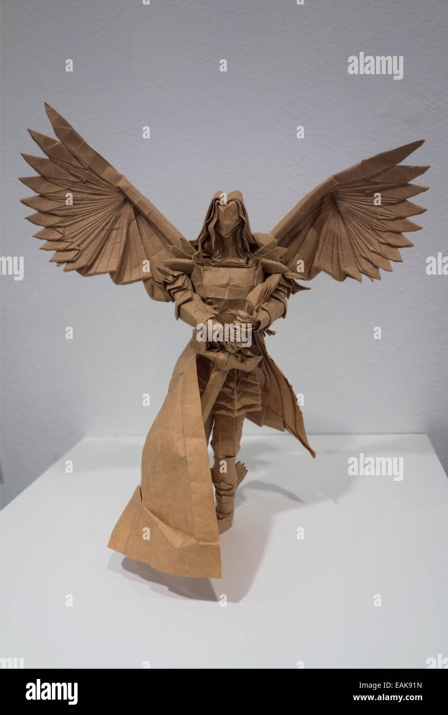 origami exhibition at Cooper Union in NYC Stock Photo - Alamy