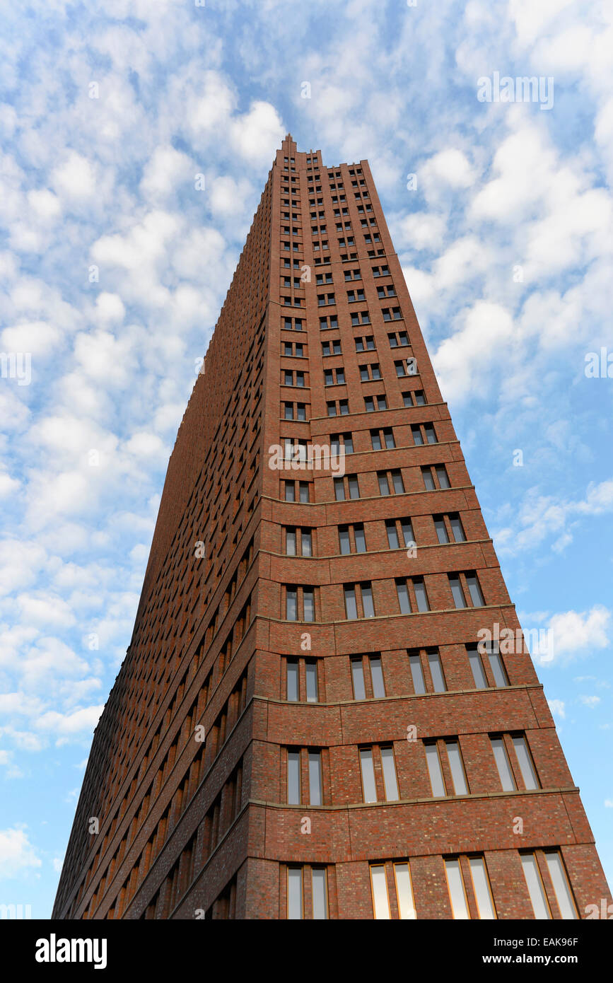 Kollhoff-Tower, skyscraper at Potsdamer Platz square, Mitte, Berlin ...